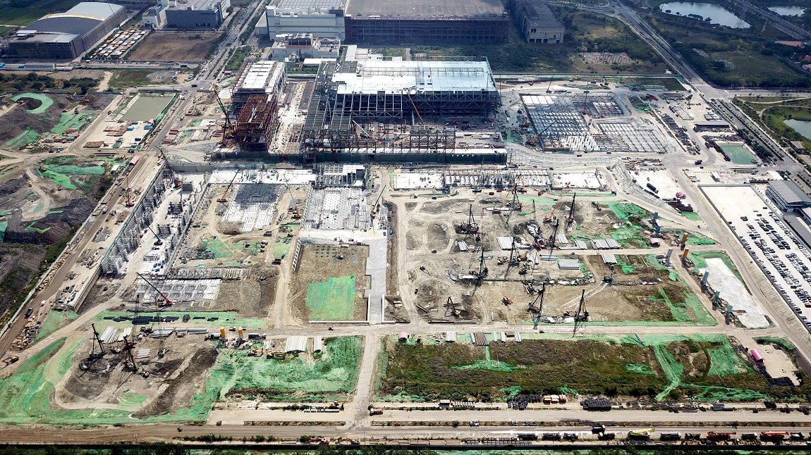 TSMC's FAB-18 Foundation Pile Construction & Phase 3-DACIN Construction ...